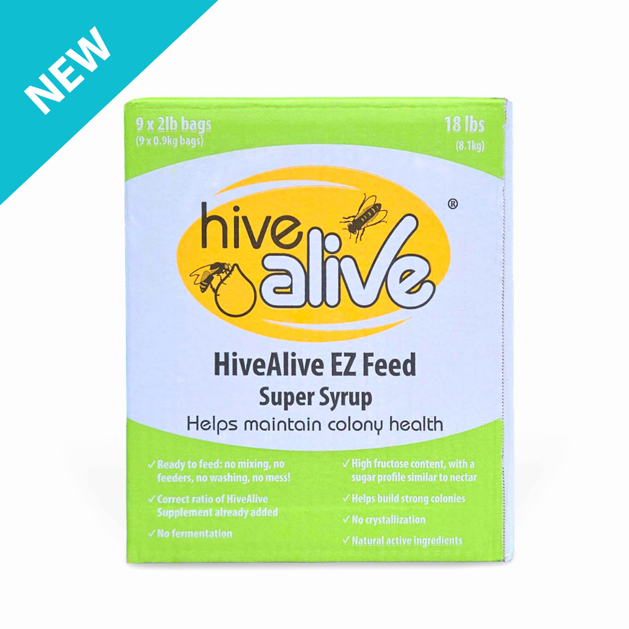HiveAlive #1 feed supplement for honeybees worldwide